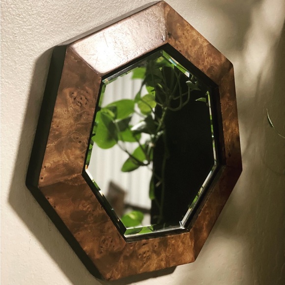 Wall Decor | Vintage Mcm Hexagon Mirror | Poshmark